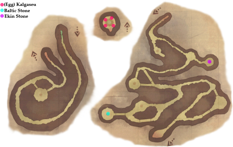 Kalgas Cave Map - Kalgas Cave Map Flyff (800x500), Png Download