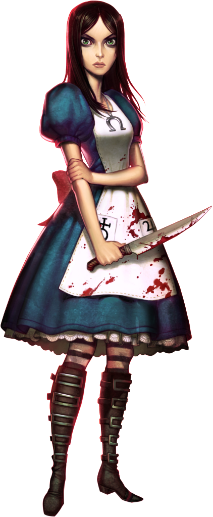 Alice Liddell - American Mcgee's Alice Alice Liddell (422x1023), Png ...