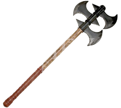 Medieval Double Headed Battle Axe - Six Bladed Battle Axe (385x385 ...
