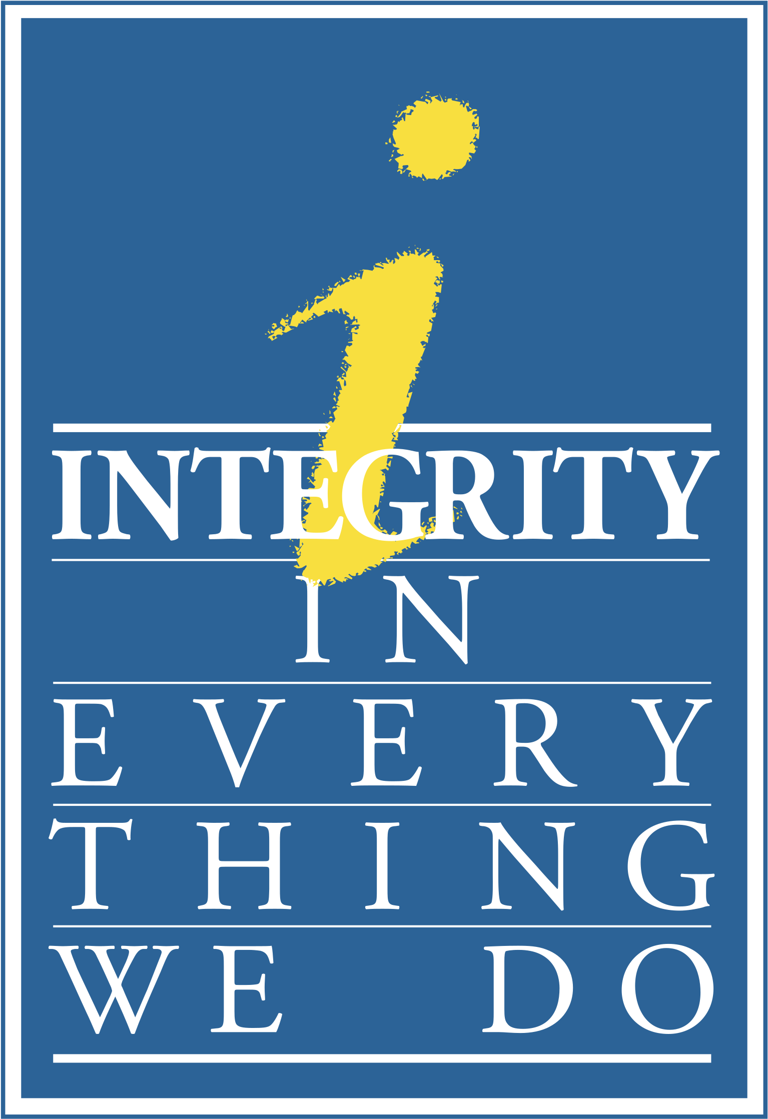 Download Integrity In Every Thing We Do Logo Png Transparent - Data ...
