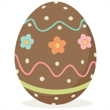 Download Easter Clipart Chocolate - Cute Easter Egg Clipart ...