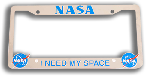 Nasa License Plate Frame - Nasa Frame (500x500), Png Download