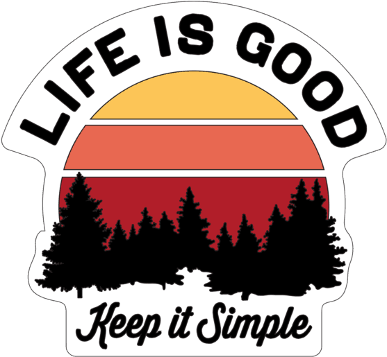 Simple Outdoor Lig Small Die Cut Decal - Guy Laptop Stickers College ...