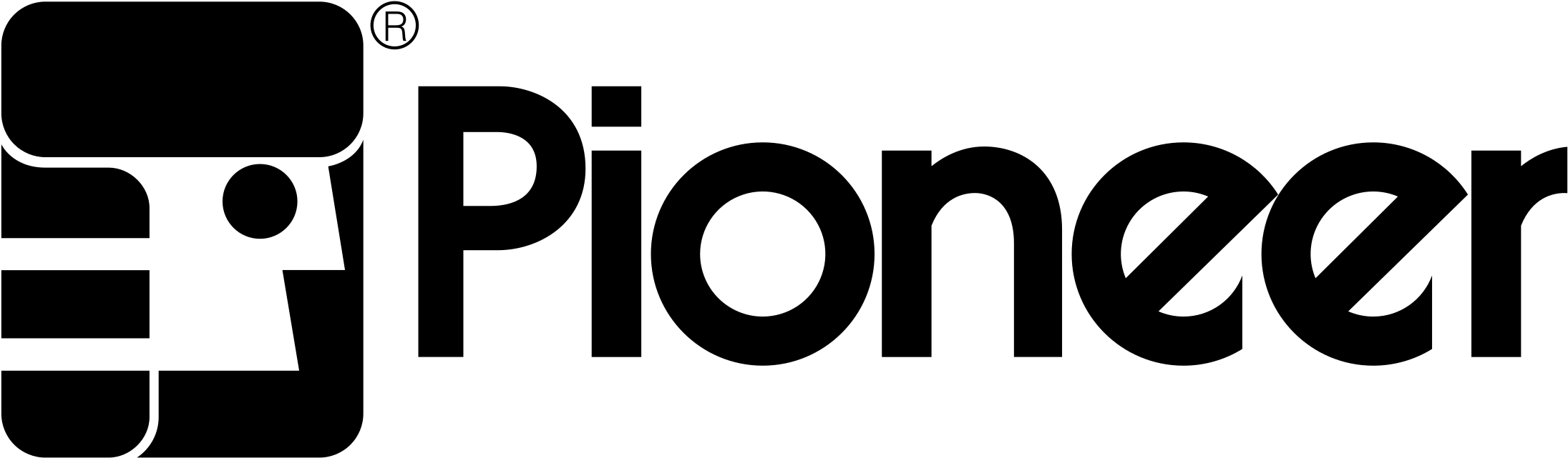 Pioneer Logo Png Transparent - Pioneer (2400x2400), Png Download