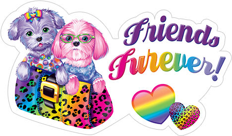 Download Viber Sticker «lisa Frank» - Art On Acrylic: Puppy Love ...