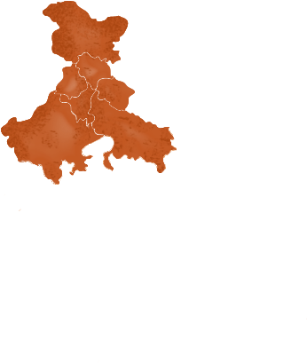 North India - India Map For Powerpoint (410x457), Png Download