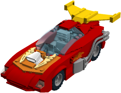 Download Lego Hot Rod Transformers | Transparent PNG Download | SeekPNG