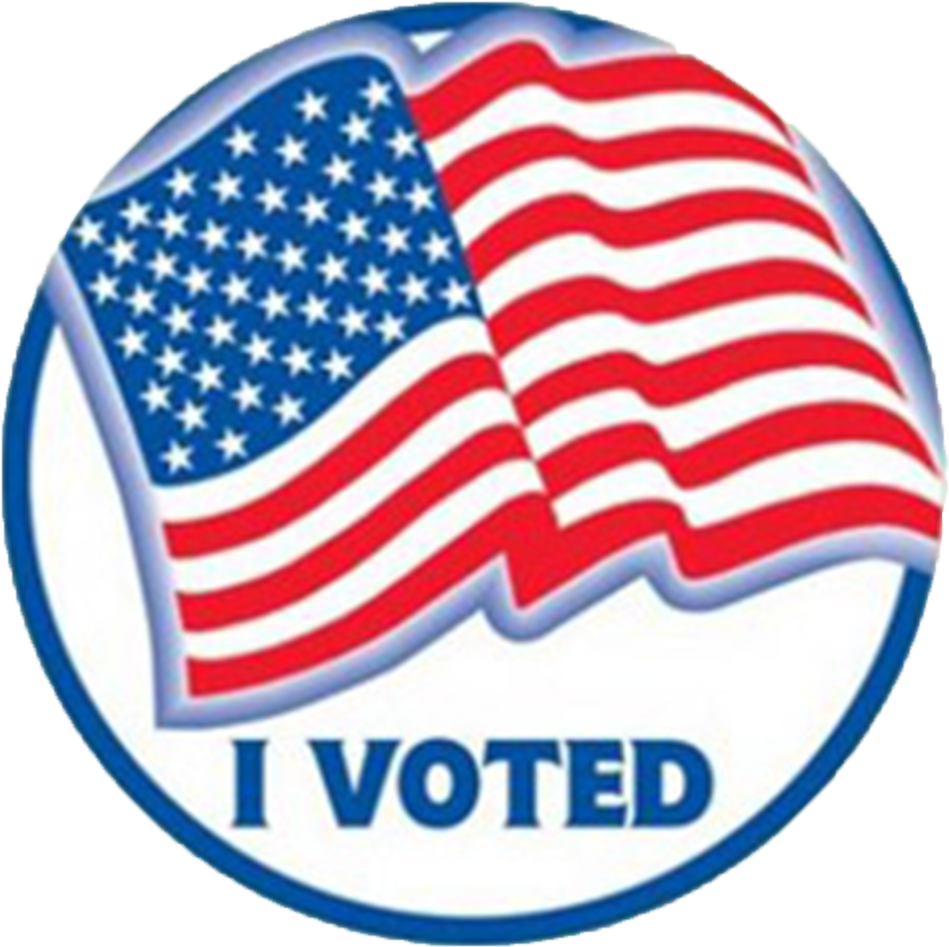 I Voted - Voted Stickers (1020x963), Png Download