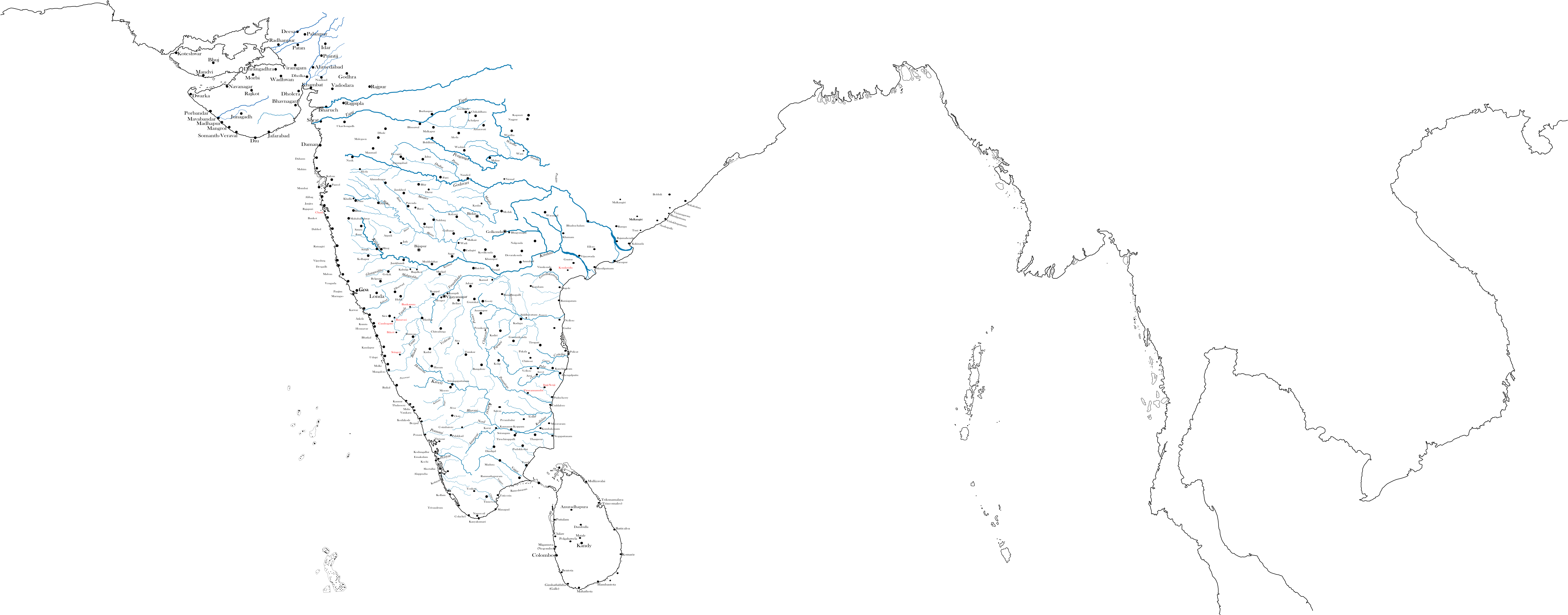 Comments - Map (5953x3532), Png Download