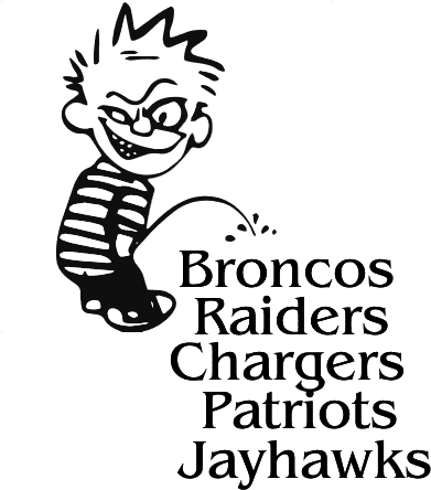 Crazy Calvin Peeon Decal - Culture And Change By Larry Naylor (525x525 ...