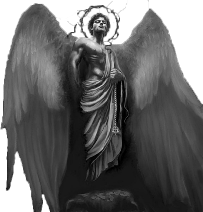 Fallen Proud Angel - Lucifer Angel (700x722), Png Download