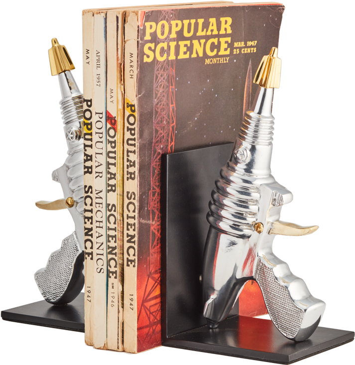 Ray Gun Bookends - Bookend (1000x1000), Png Download