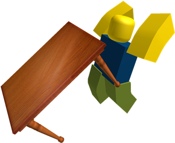 Download Noob Rage Table - Roblox Table | Transparent PNG Download ...