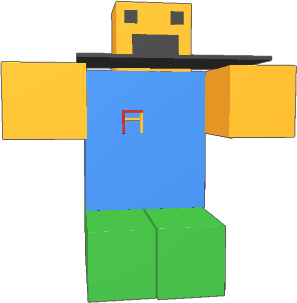 Roblox Noob Playing Roblox - Cartoon (768x768), Png Download