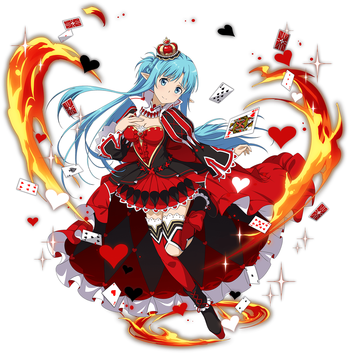 [the Queen Of Hearts] Asuna - Sao Memory Defrag Asuna (1500x1500), Png ...