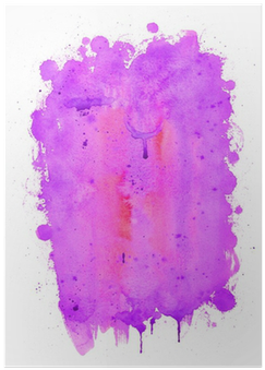 Abstract Watercolor Painting - Imagenen De Color Morado (400x400), Png ...