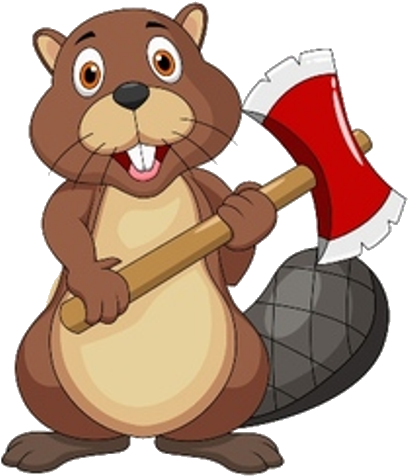 Beaver Clipart Transparent Background - Beaver Cartoon (500x500), Png ...