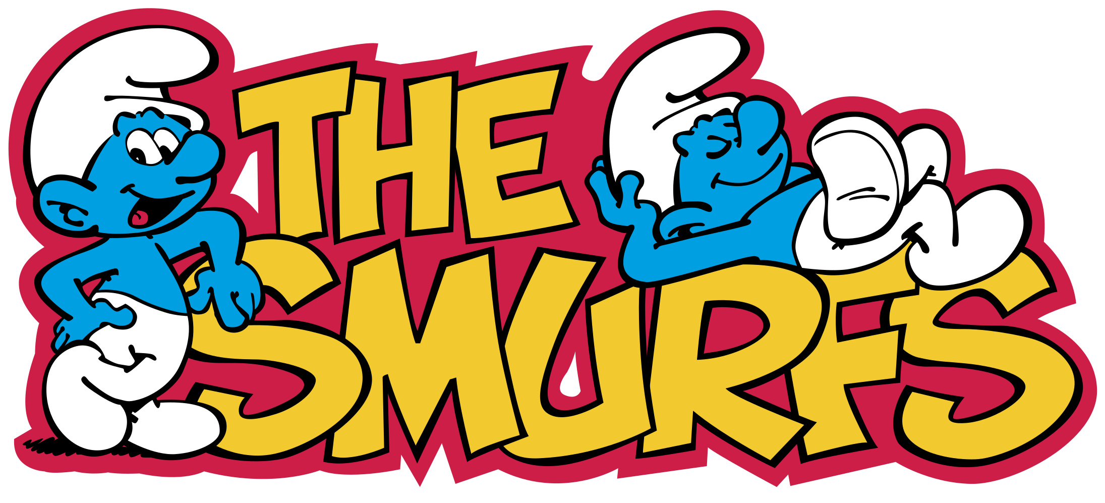 Smurfs Logo Png Transparent - 80s Smurfs (2400x2400), Png Download