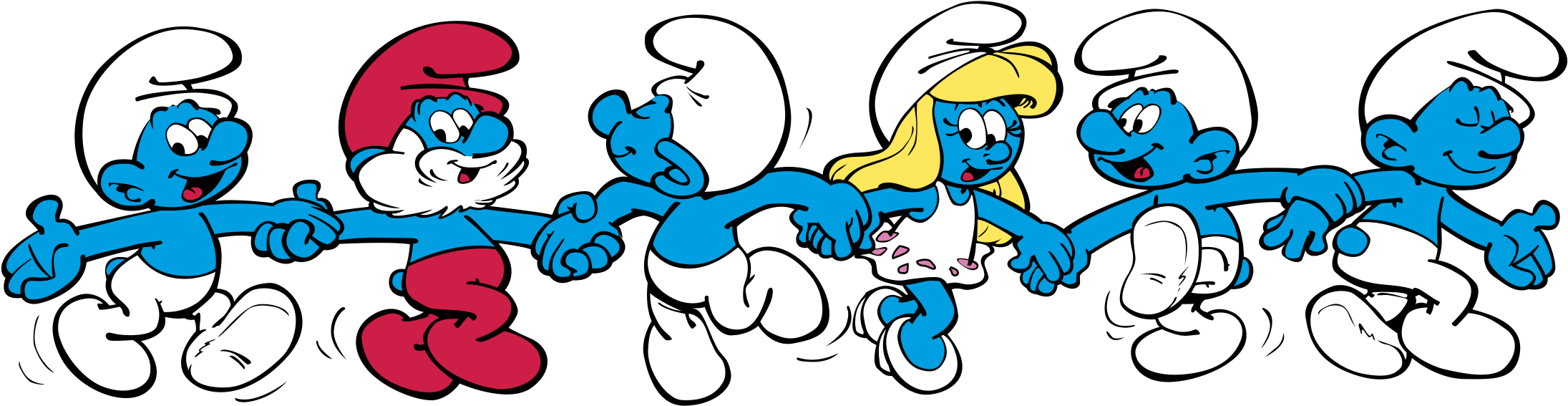 Smurfs Logo Png Transparent - Smurfs Vector (2400x2400), Png Download