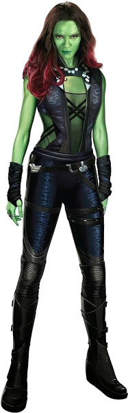 Gamora Png Clipart - Gamora Pose Square Sticker 3" X 3" (600x640), Png ...