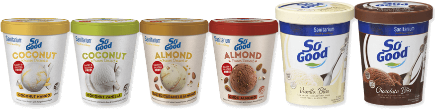 Frozen Desserts - So Good Almond Frozen Dessert (880x400), Png Download