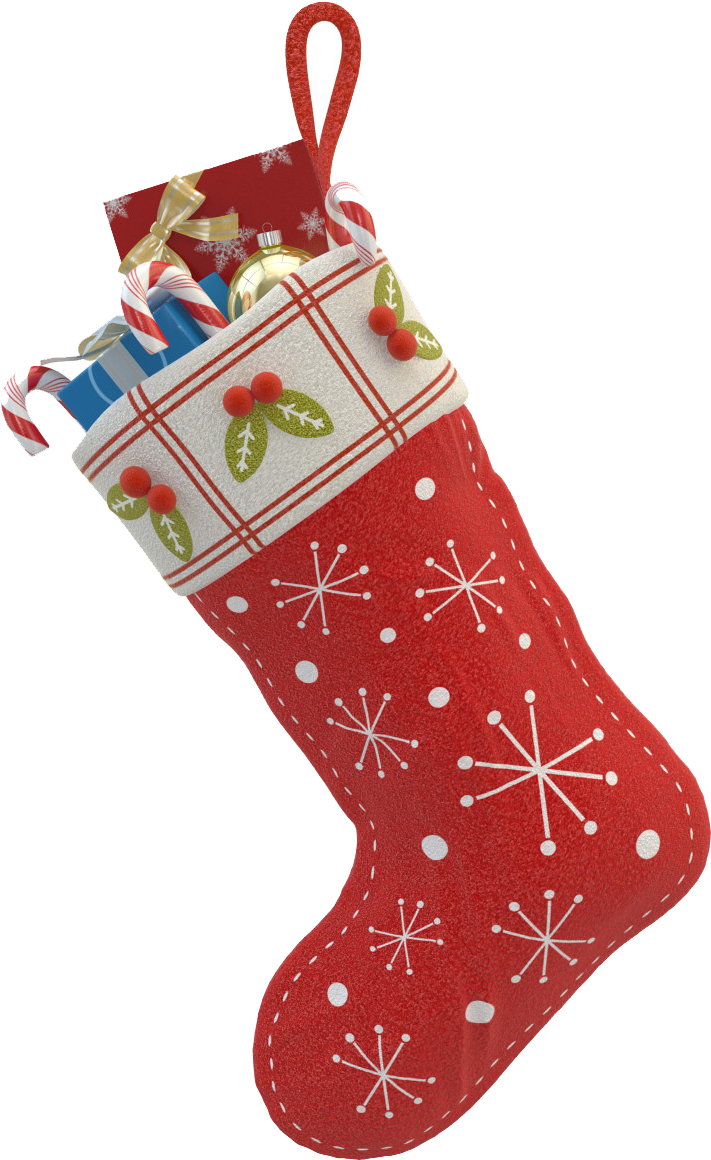 Christmas Stocking Png (1200x1200), Png Download