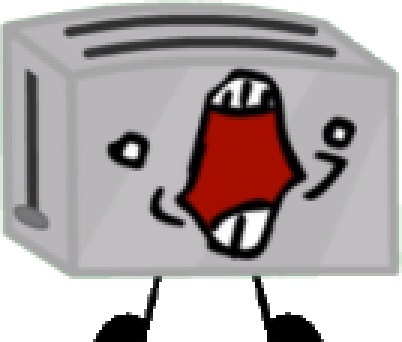 Toaster Pose - Object Overload Toaster (402x342), Png Download