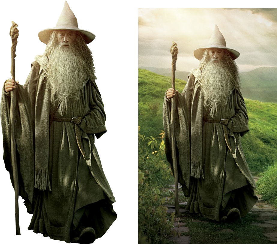 Gandalf - High Res Lord Of The Rings (976x843), Png Download