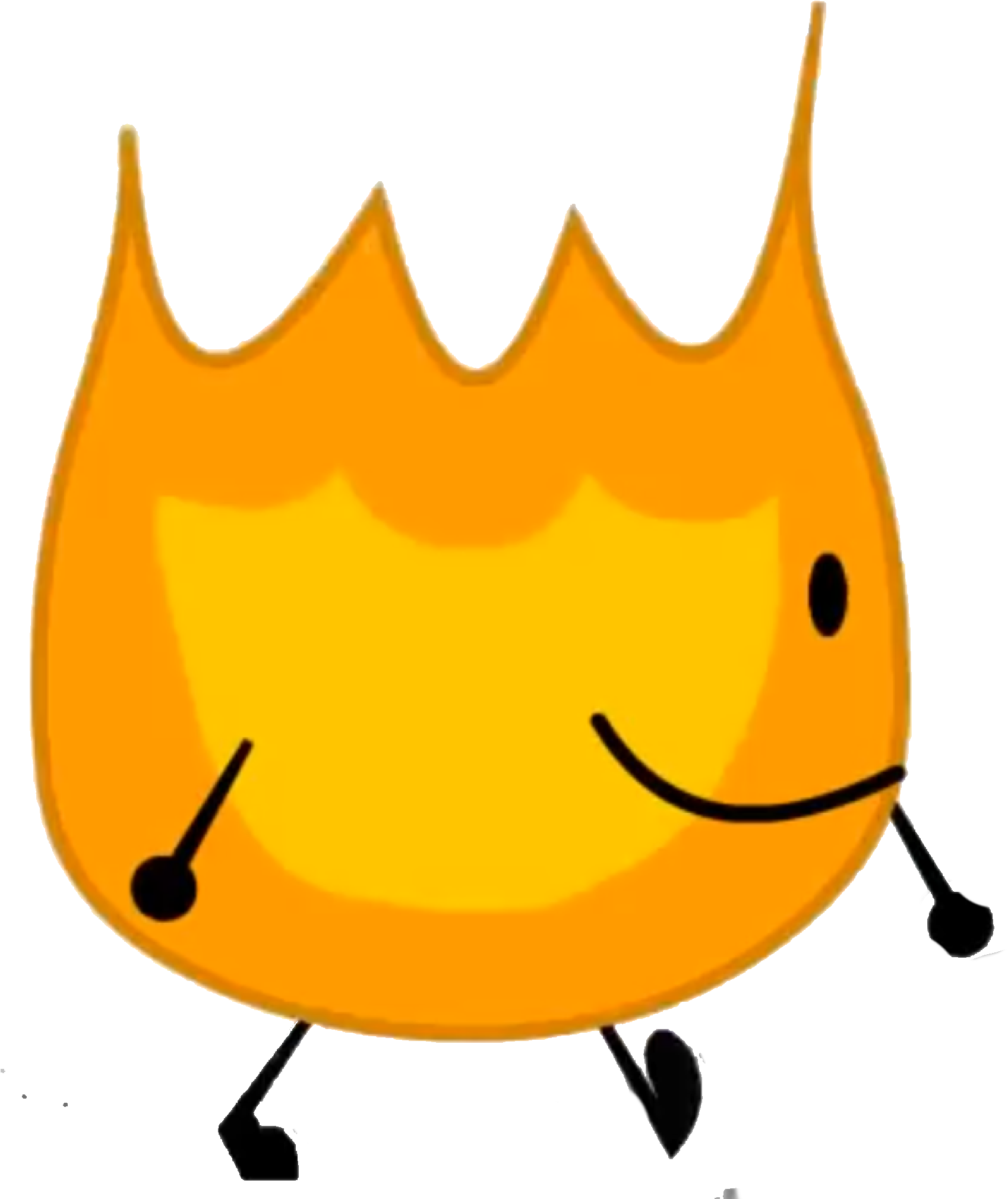 Download Firey Walk - Firey From Bfdi | Transparent PNG Download | SeekPNG