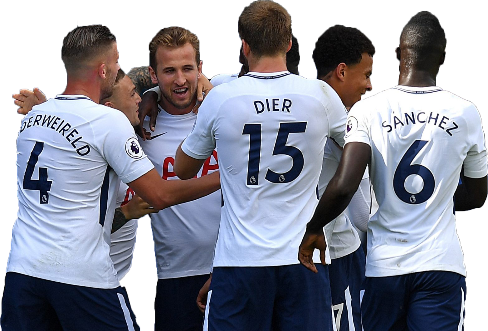 Latest News - Tottenham Hotspur Players Png (1564x1061), Png Download