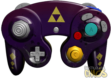 Ganon - Custom Marth Gamecube Controller (474x340), Png Download