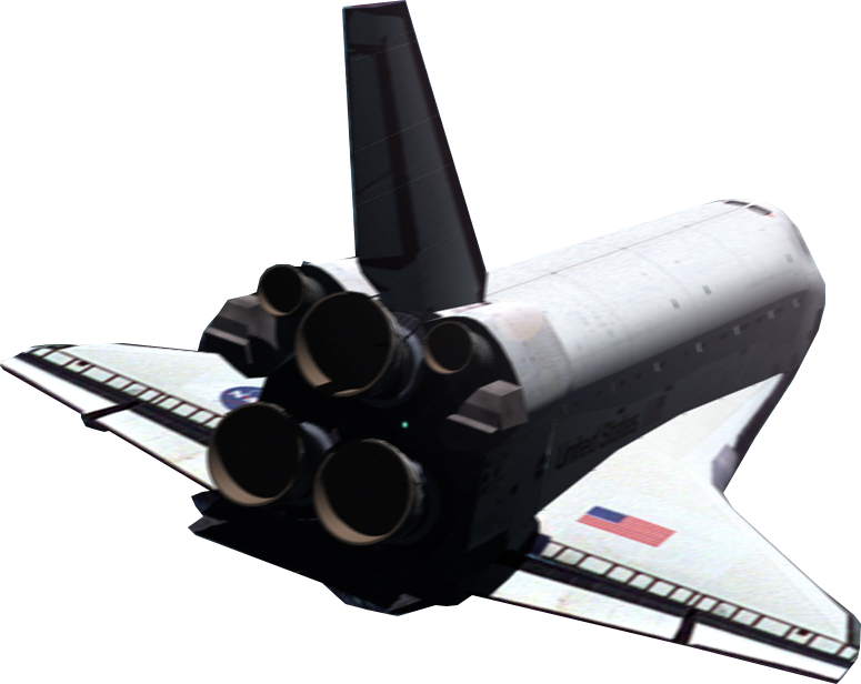 Spaceship Png Transparent - Space Shuttle No Background (775x616), Png ...