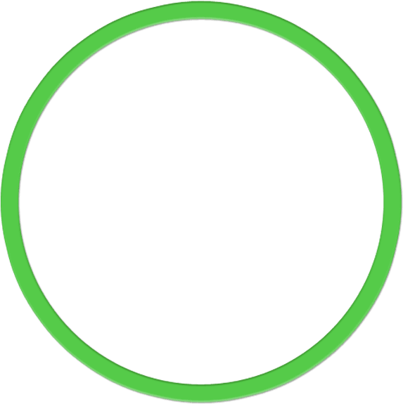 Slide2 Circle Outer Green - Green Circle Outline Png (573x575), Png ...