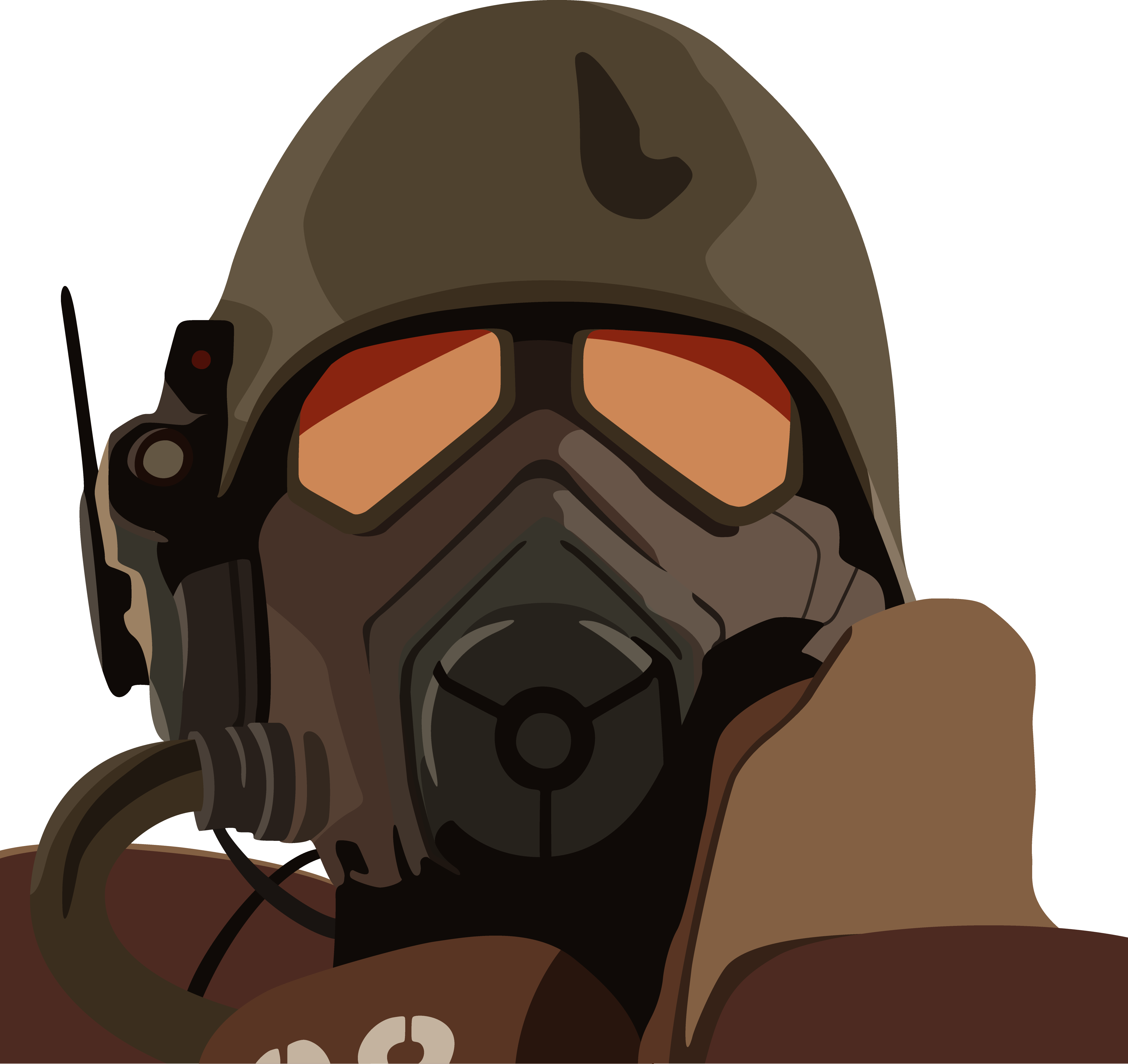 Download Drawing Childrens Gas Mask - Ncr Ranger (4167x3929), Png Download