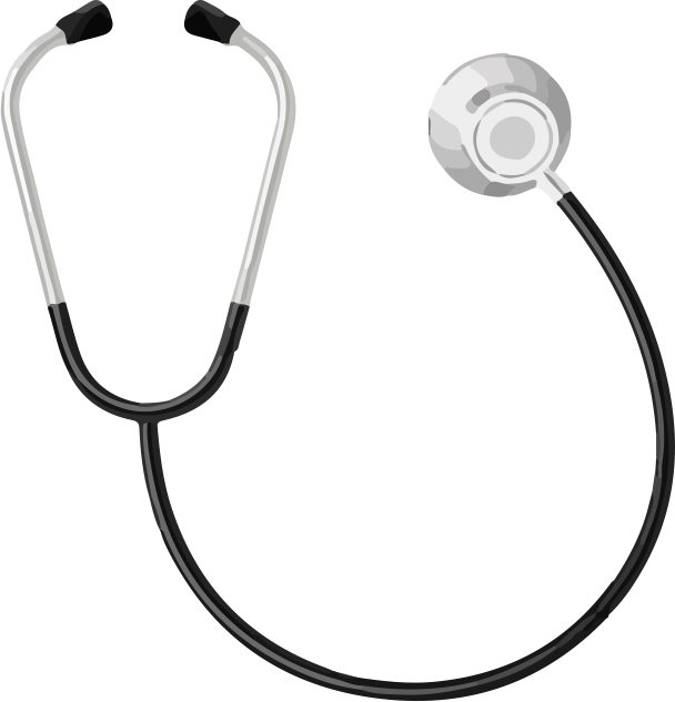 Transparent Stethoscope Real Svg Library - Transparent Background ...
