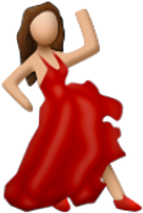 Dance Emoji, Dress Red, Dress Girl, Woman Dresses, - Salsa Dancer Emoji ...