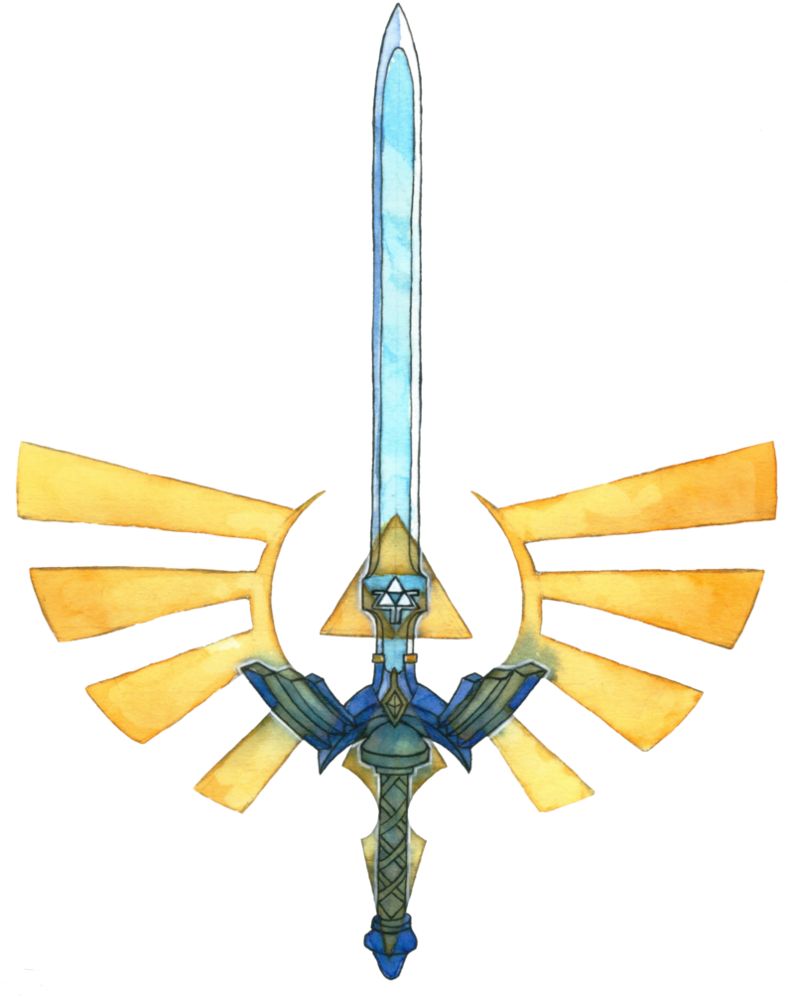 Master Sword Tattoo Design By Saskle - Zelda Master Sword Design ...