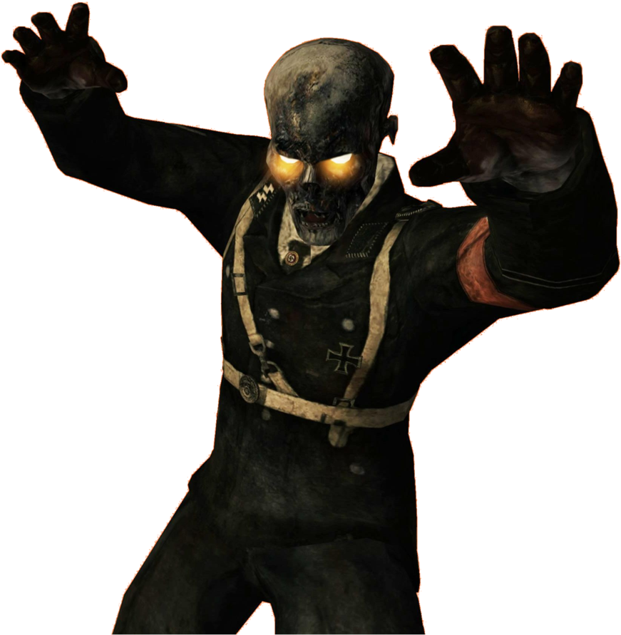 Cod Zombie Png Clip Library Stock - Black Ops 1 Zombie Png (900x906 ...