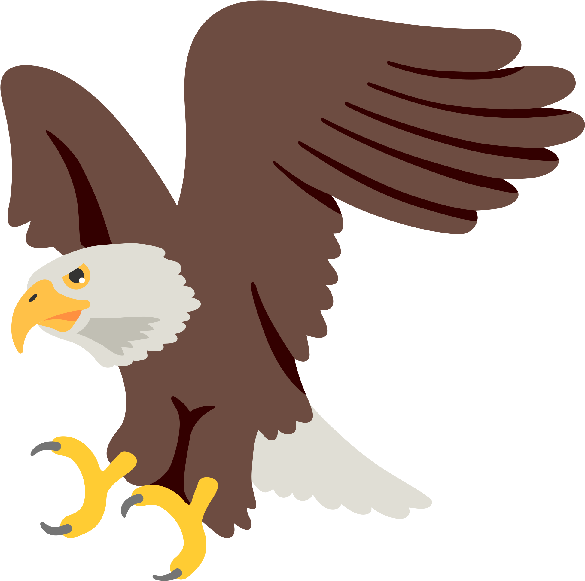 Open - Hawk Emoji (2000x2000), Png Download