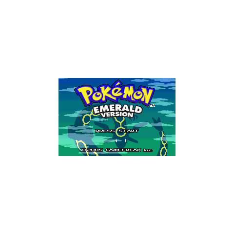 Pokemon Emerald Logo Transparent The Title Screen For - Pokémon Saphire ...