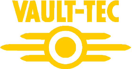 Vault Tec Decal - Fallout Vault Tec Logo (570x426), Png Download