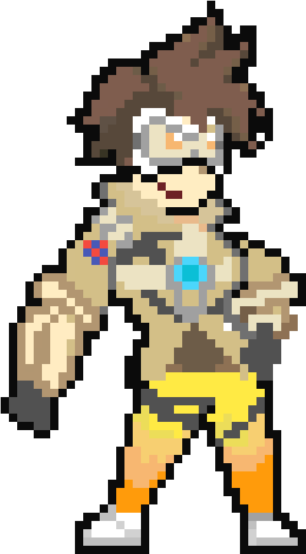 Tracer Overwatch - Cartoon (1200x1200), Png Download