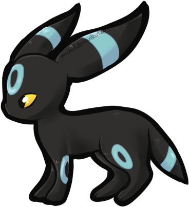 Download Umbreon Shiny Png - Draw Pokemon Umbreon Shiny | Transparent ...