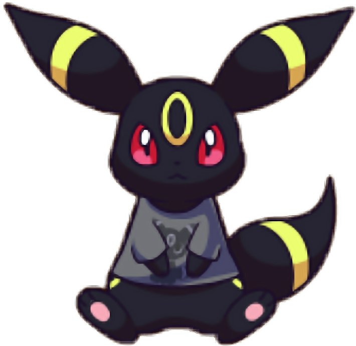 Download Umbreon Dark Black Pokemon Kawaii - Umbreon Sitting ...