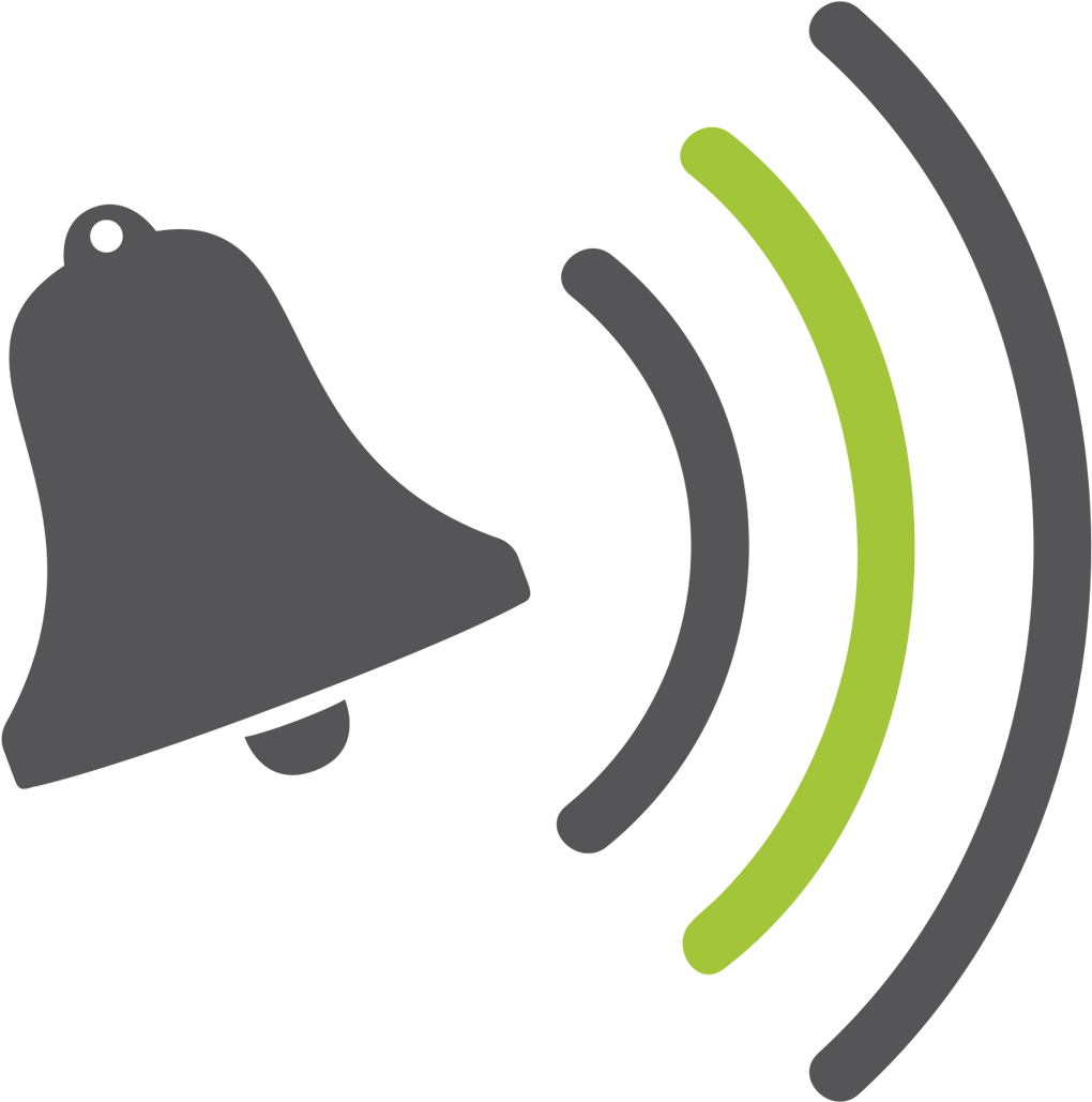 Pink Notification Bell Png (1040x1033), Png Download