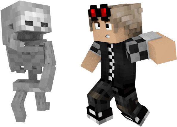 Minecraft Skeleton Png - Renders De Minecraft Mobs (960x540), Png Download
