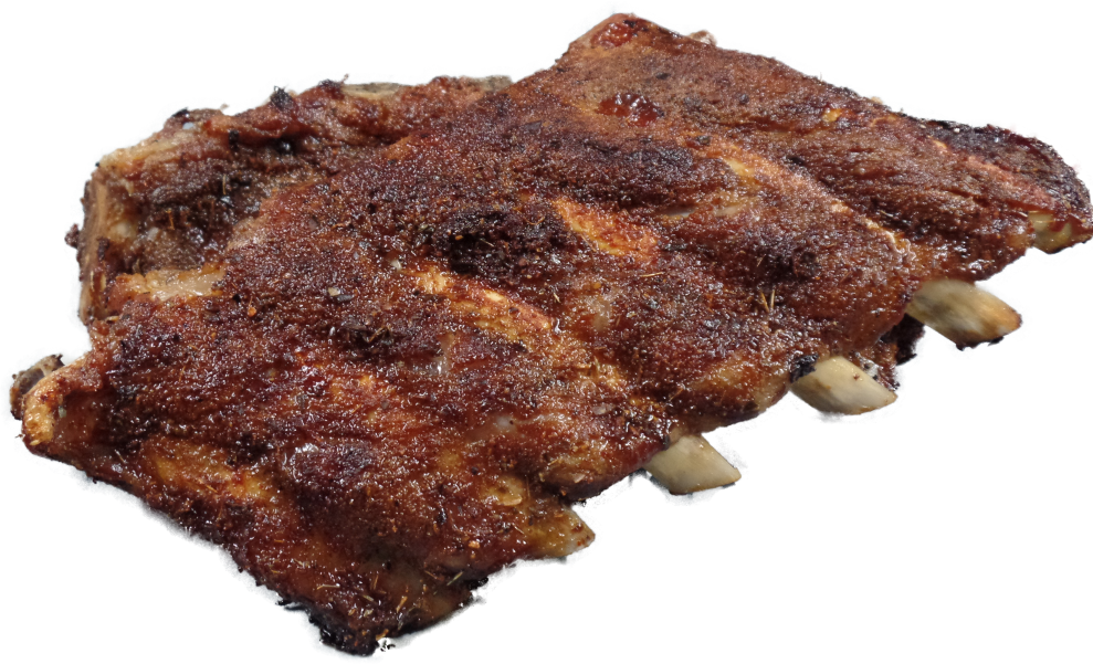 Baby Back Ribs $13 (989x601), Png Download