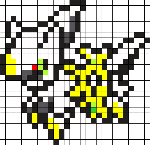 493 Arceus Perler Bead Pattern / Bead Sprite - Ho Oh Pixel Art (589x568 ...