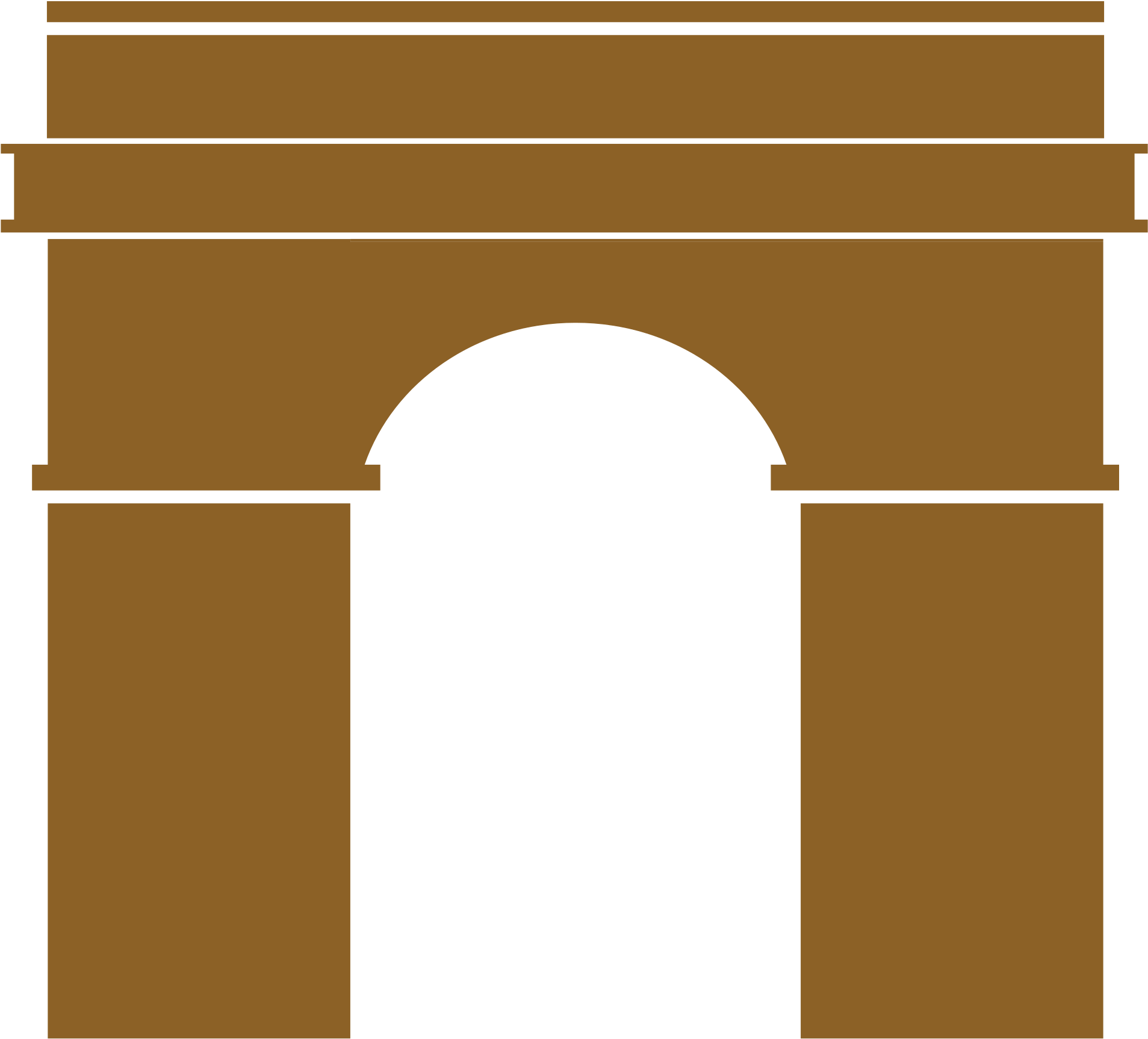 Drawing Arc De Triomphe Banner Download - Arc De Triomphe Logo ...