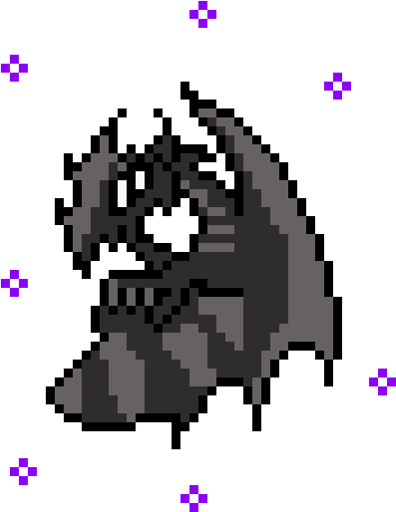 Minecraft Dragon Head Banner Entry - Dragon Head Pixel Art (460x610 ...